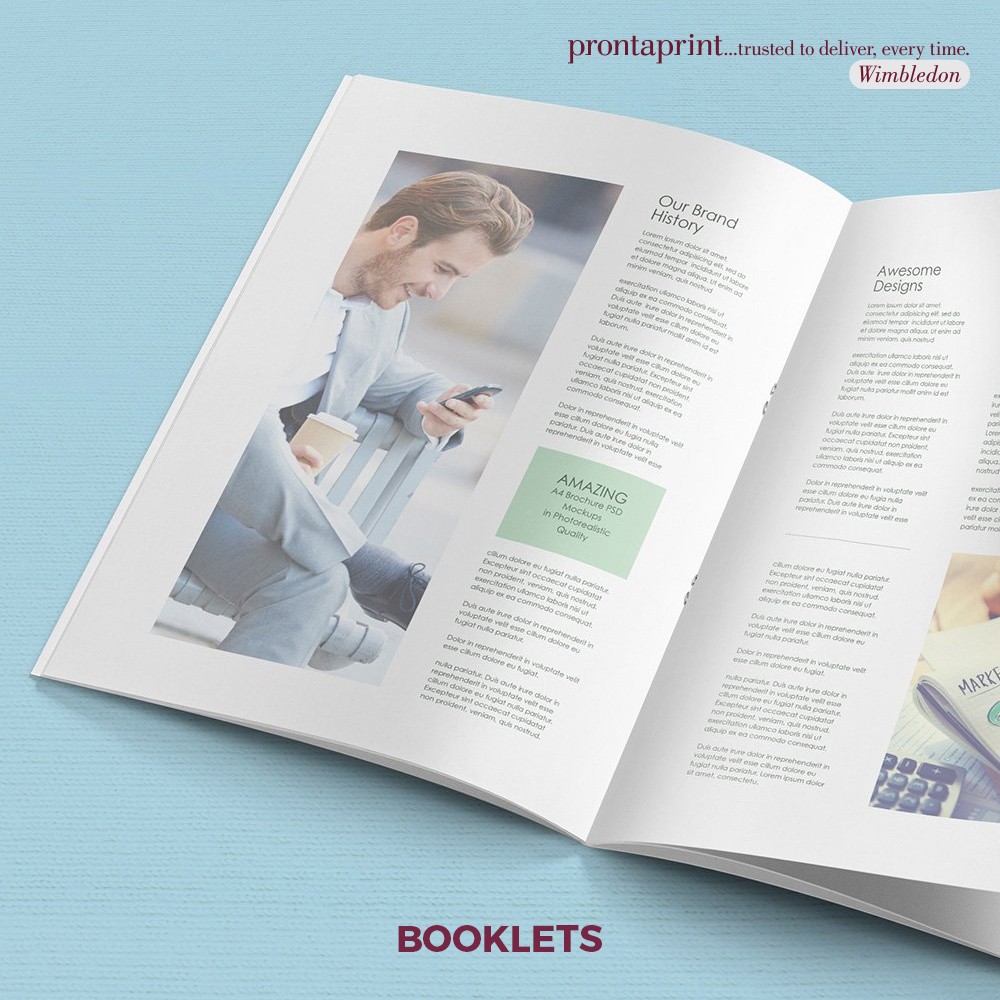 A4 Booklets Self Cover - Prontaprint Wimbledon