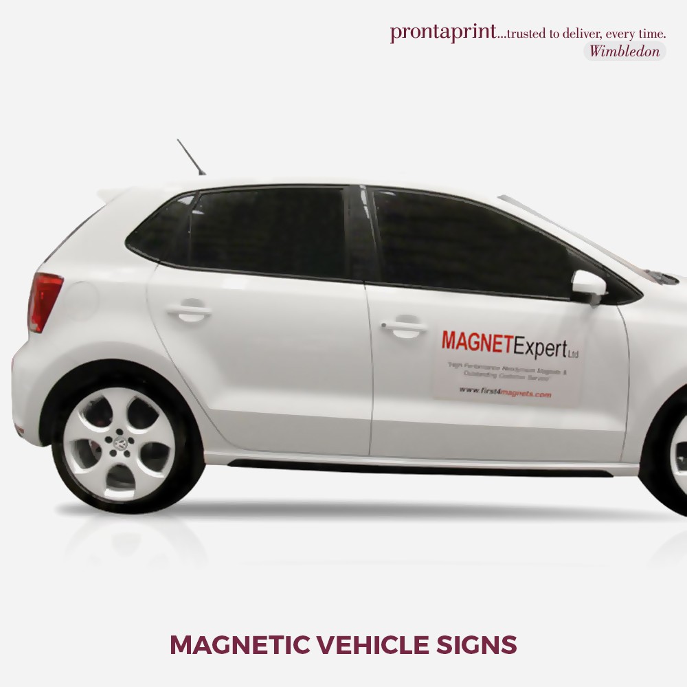 Magnetic Vehicle Signs - Prontaprint Wimbledon