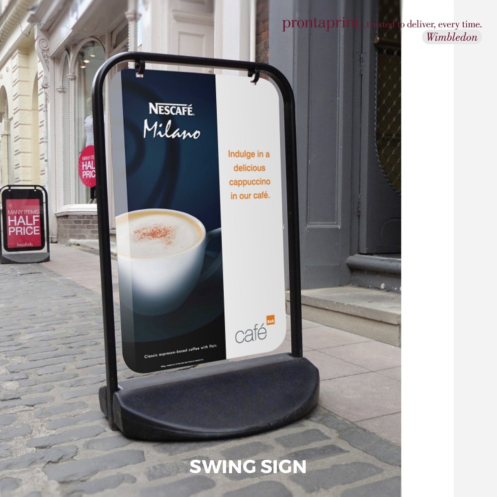 Swing Sign - Prontaprint Wimbledon
