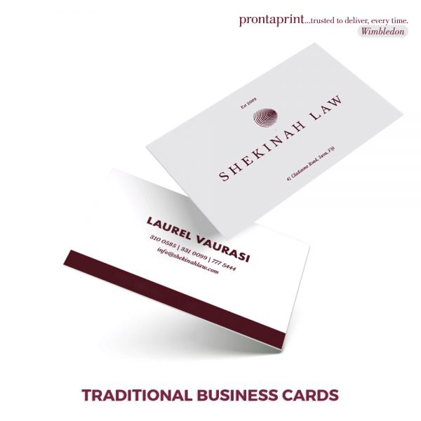 Ultra-thick premium business cards - Prontaprint Wimbledon