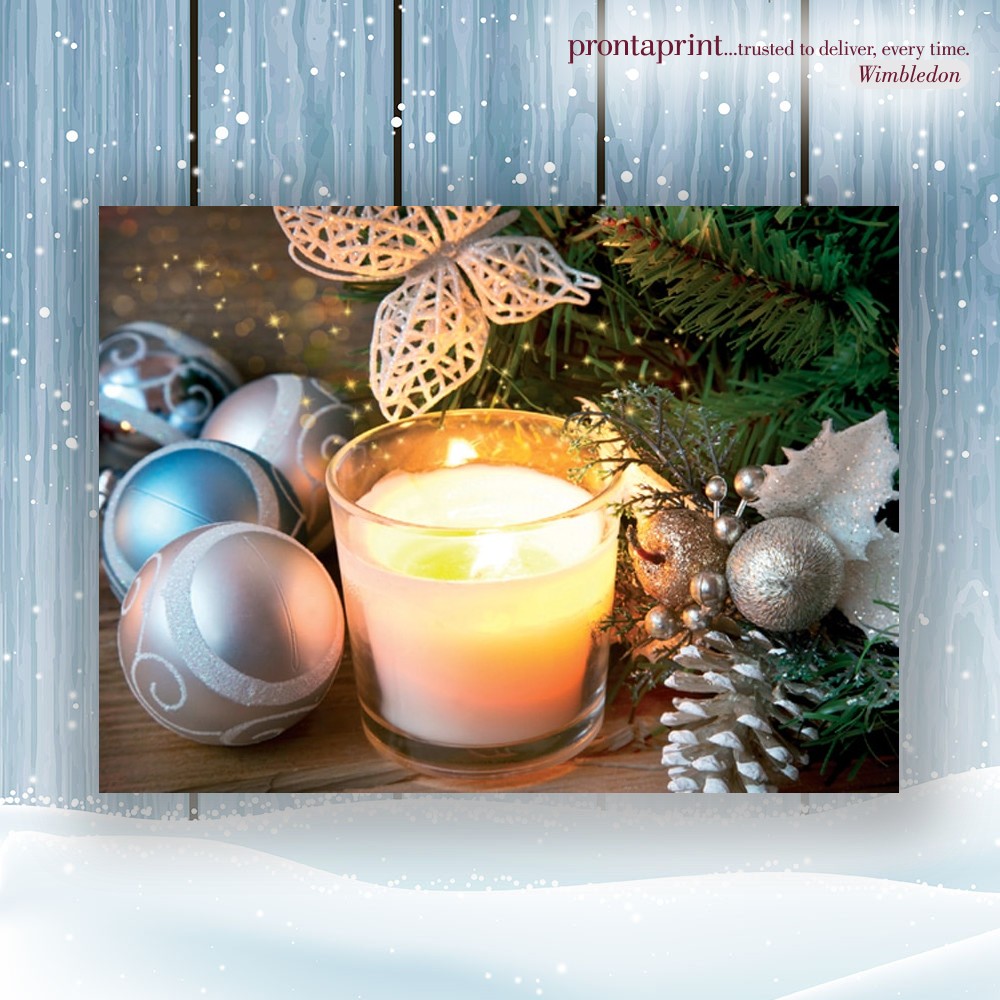 Festive Candle Light - Prontaprint Wimbledon